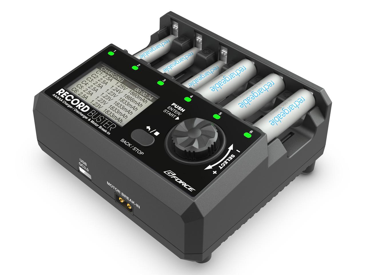 Record Buster AA/AAA Charger | G-FORCE | 株式会社ジーフォース